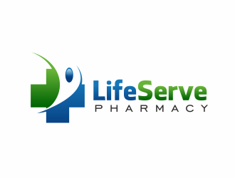 Life Serve Pharmacy Logo Design - 48hourslogo