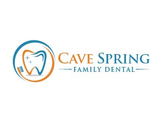 Cave Spring Family Dental Logo Design - 48hourslogo