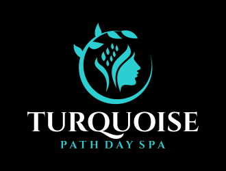 Turquoise Path day spa Logo Design - 48hourslogo