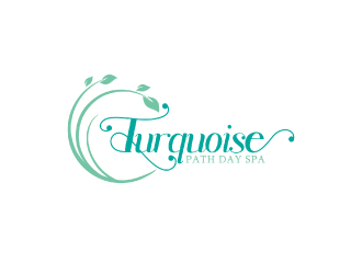 Turquoise Path day spa Logo Design - 48hourslogo