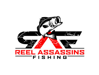 Reel Assassins Fishing Logo Design - 48hourslogo