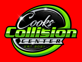 Cooks Collision Center Logo Design - 48hourslogo