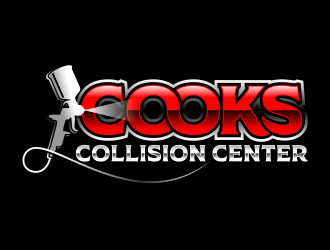 Cooks Collision Center Logo Design - 48hourslogo