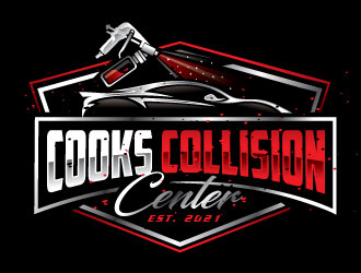 Cooks Collision Center Logo Design - 48hourslogo