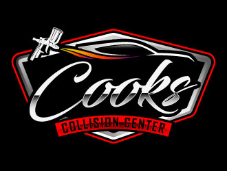 Cooks Collision Center Logo Design - 48hourslogo