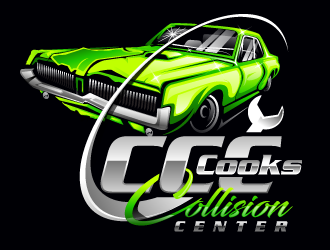 Cooks Collision Center Logo Design - 48hourslogo