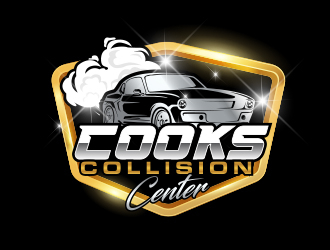 Cooks Collision Center Logo Design - 48hourslogo
