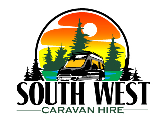 South West Caravan Hire Logo Design - 48hourslogo