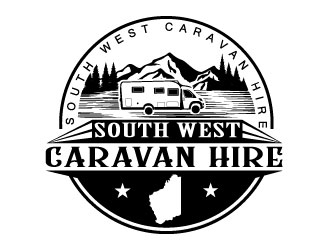 South West Caravan Hire Logo Design - 48hourslogo
