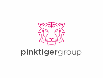 Pink Tiger Group Logo Design - 48hourslogo
