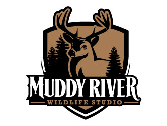 Muddy River Wildlife Studio Logo Design - 48hourslogo