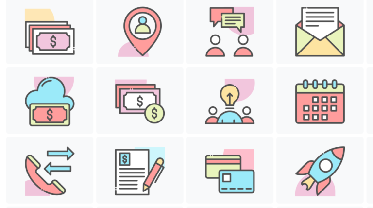 Free Business Icons Packs – 48hourslogo Blog