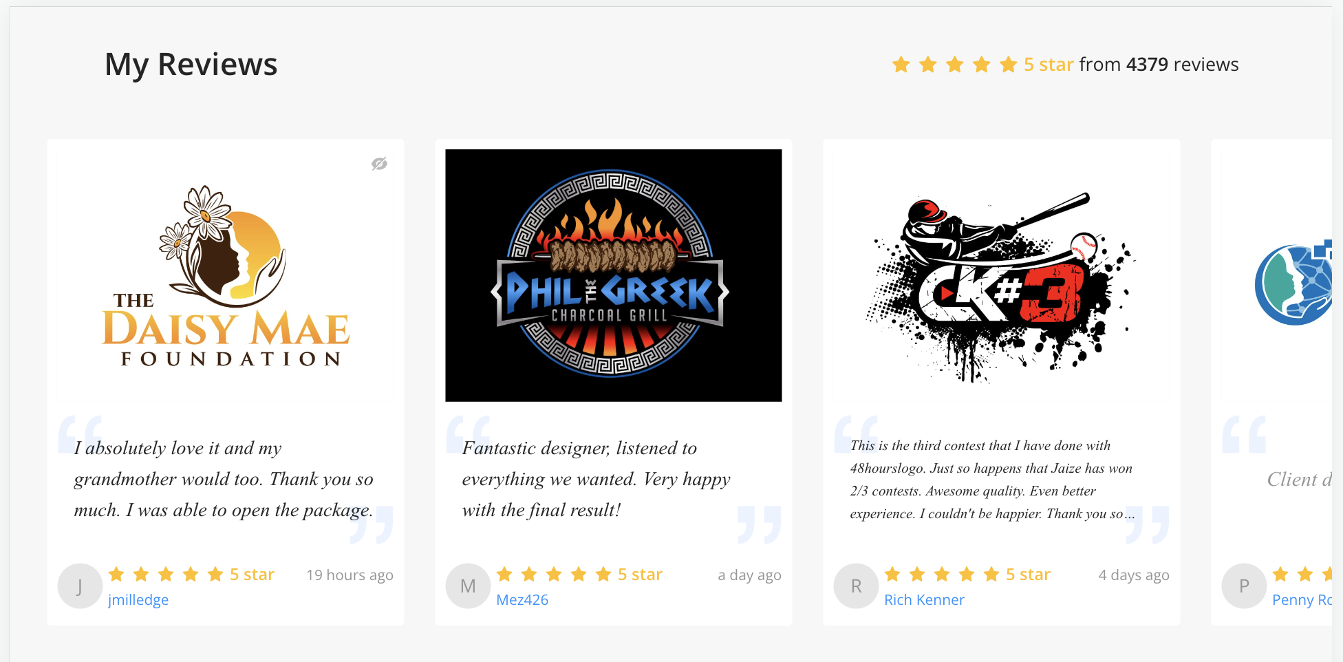 New 48hourslogo Designer Page with Direct Hire Feature – 48hourslogo Blog