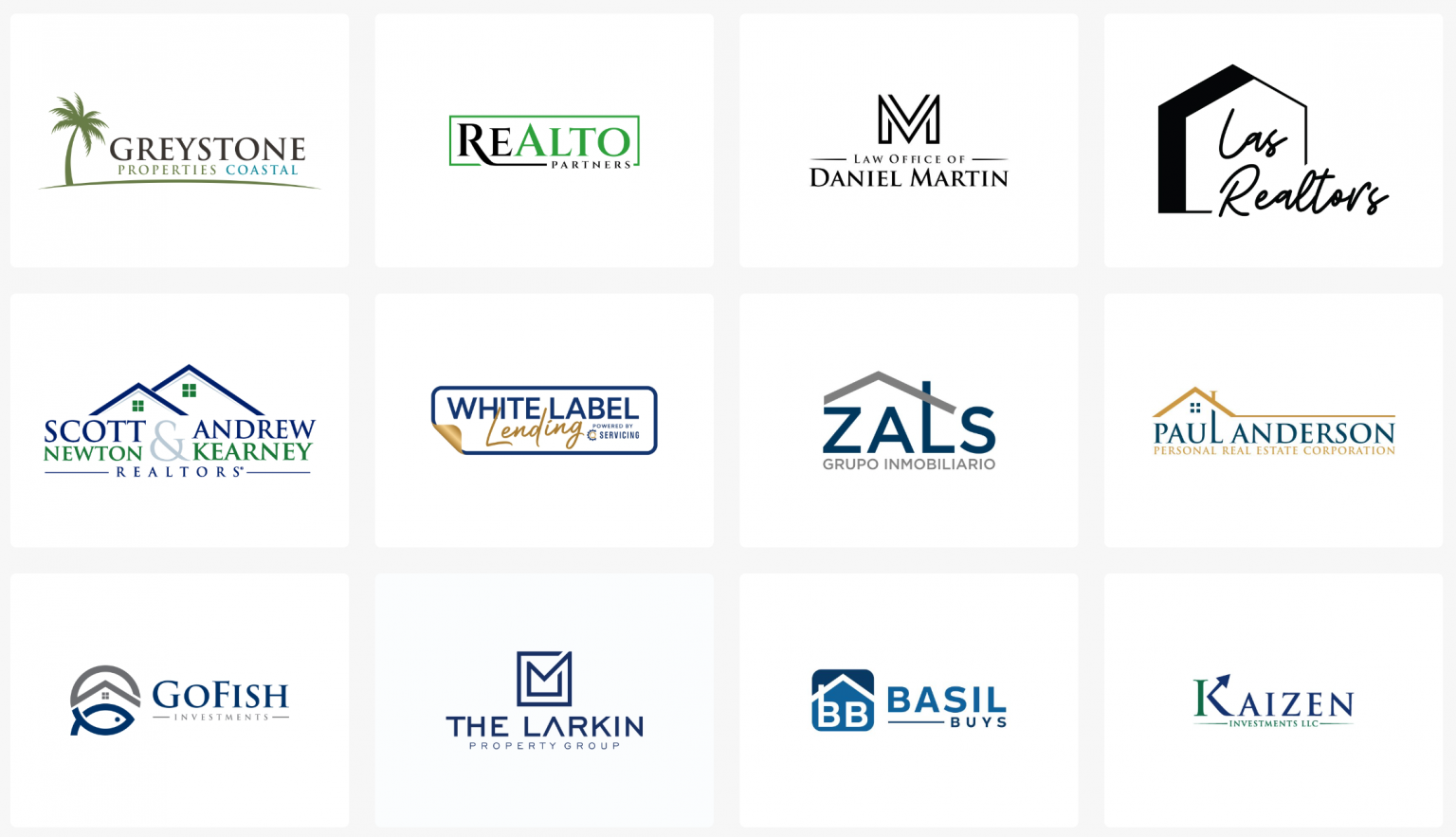 Essential Elements of an Effective Real Estate Logo Website Design ...